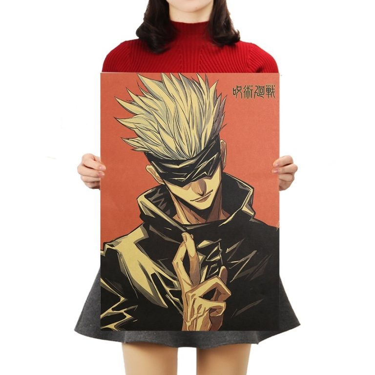 Gojo Satoru Jujutsu Kaisen Paper Posters