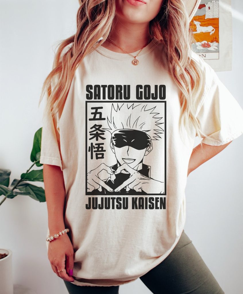 Gojo Satoru Jujutsu Kaisen Style In The T-Shirt